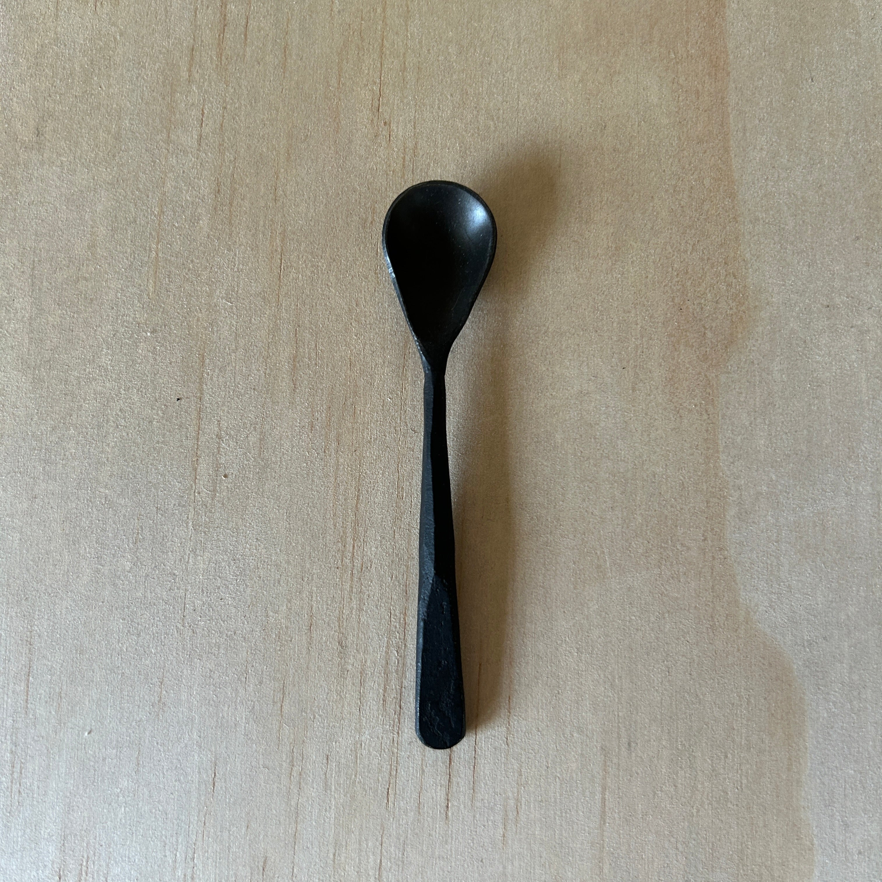 Hand forged Wabi Sabi Iron Small Salt Spoon – Kanso House