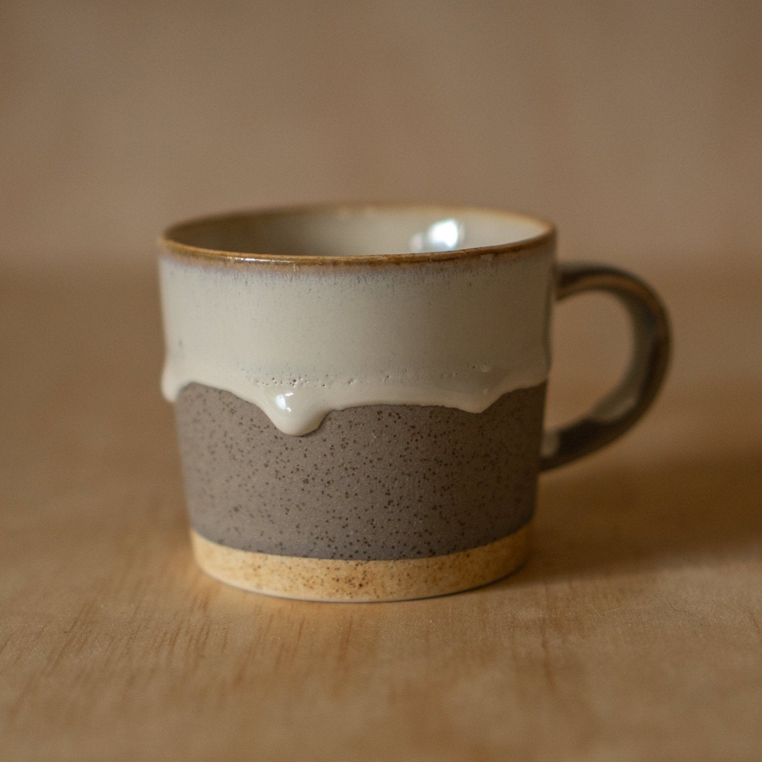 Japanese Ceramic Mino Ware Short Mug - Grey – Kanso House